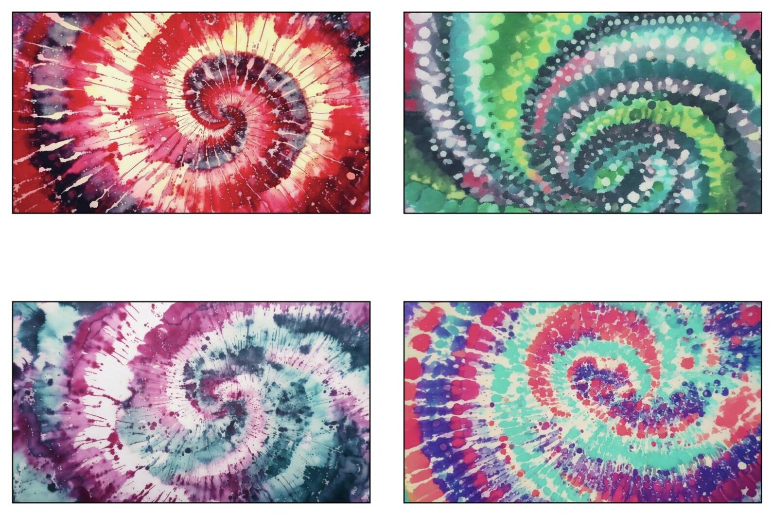 10 Tie Dye Backgrounds for Presentations - Etsy