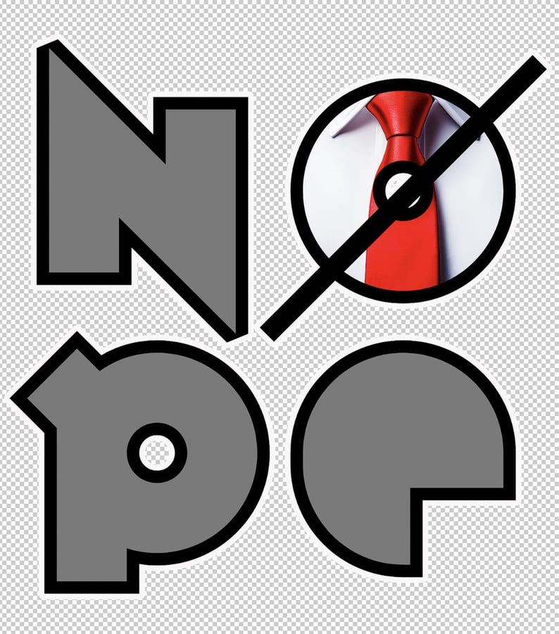 NOPE PNG Clipart Transparent Background Digital Download - Etsy Australia