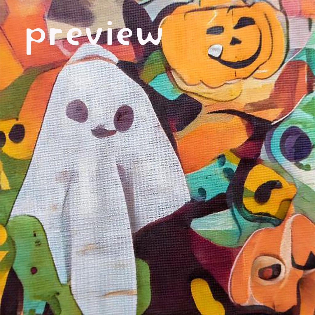 Halloween Ghost Collage PRINTABLE DOWNLOADABLE DIGITAL Print - Etsy
