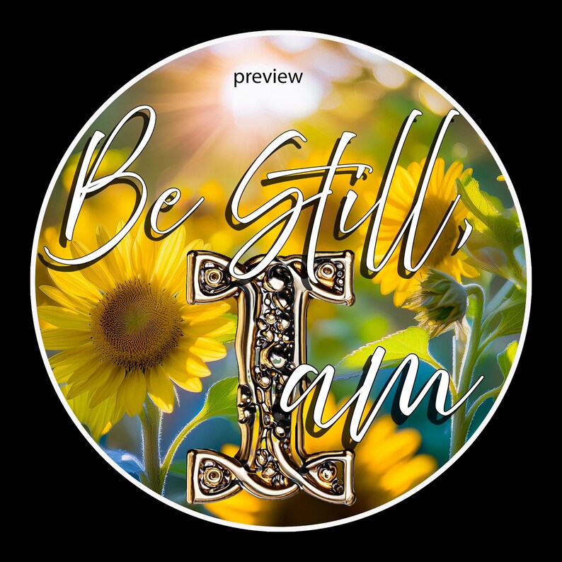 Be Still, I Am PNG Designs Digital Download Clipart Transparent ...