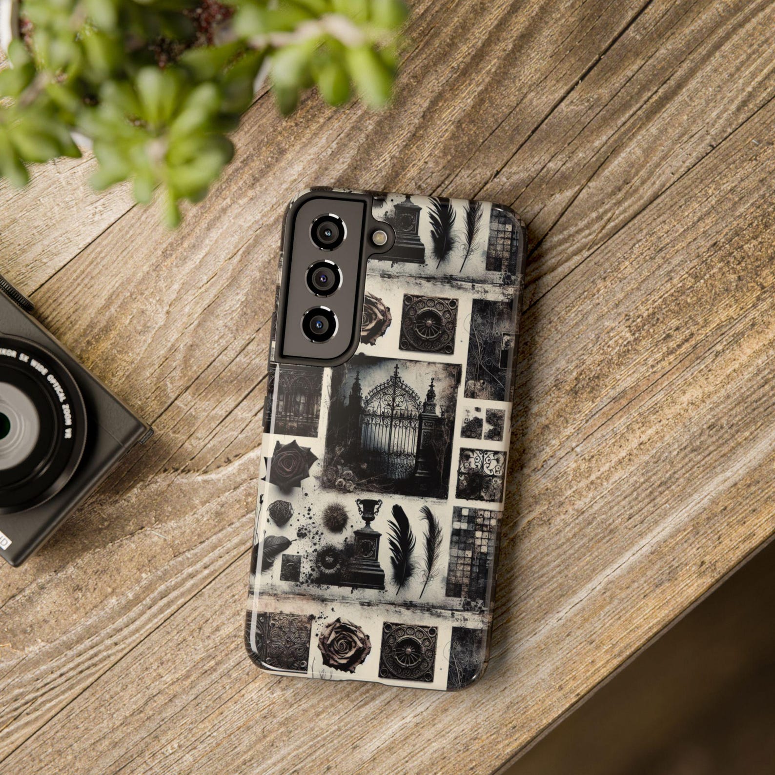 Gothic Dark Academia Phone Case, iPhone 16 Pro 15 14 13 12 11, Horror ...