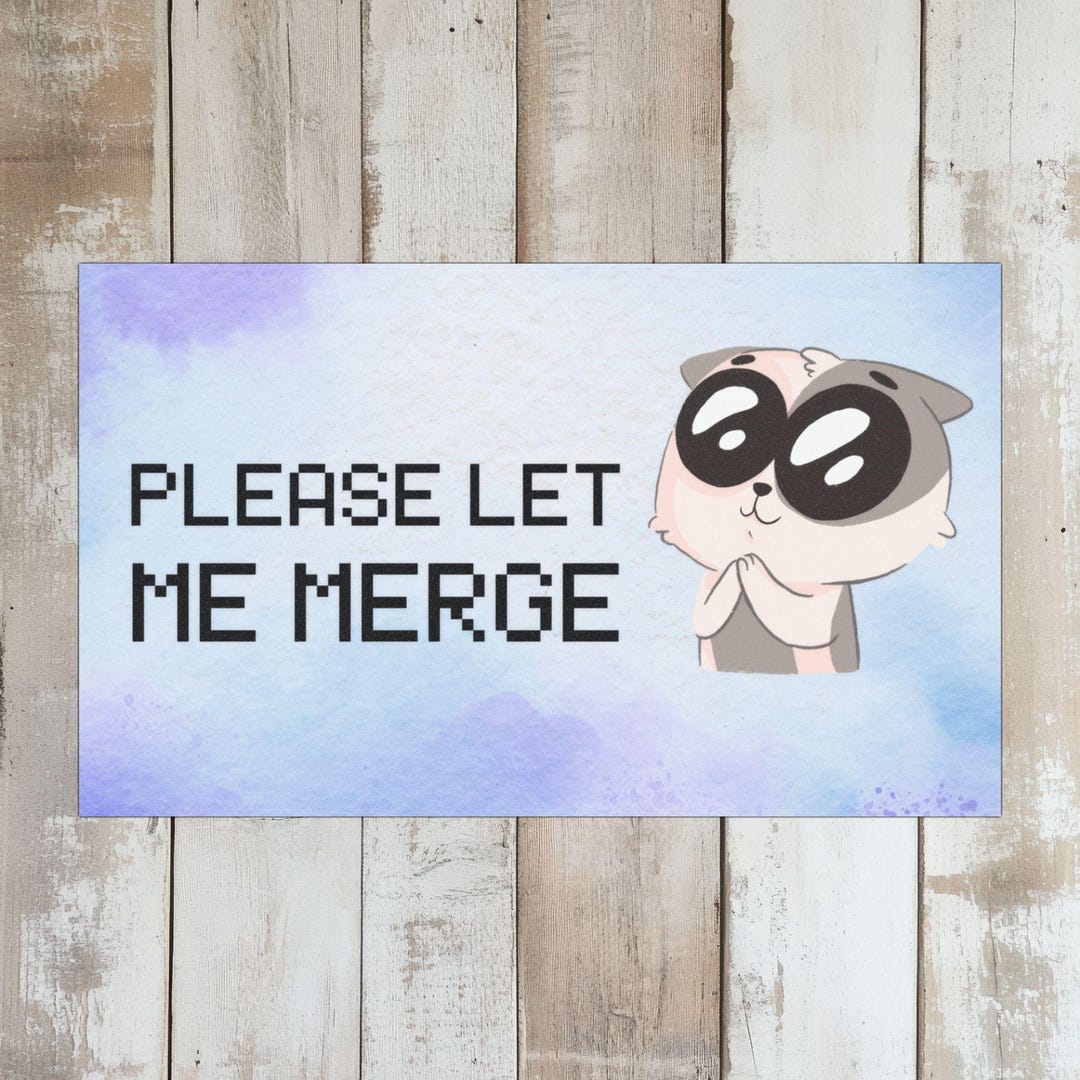 Car Magnets, Please Let Me Merge Funny Meme Bumper Sticker Magnet, Bad ...