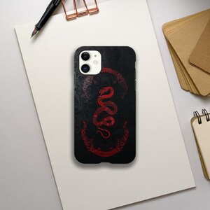 Snake iPhone Case, Red and Black iPhone Case, Snake Phone Case, Snake Designs, Tough Case - Etsy