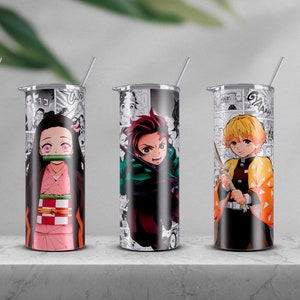 Demon Slayer Skinny Tumbler Wrap 20 Oz Pack - Etsy
