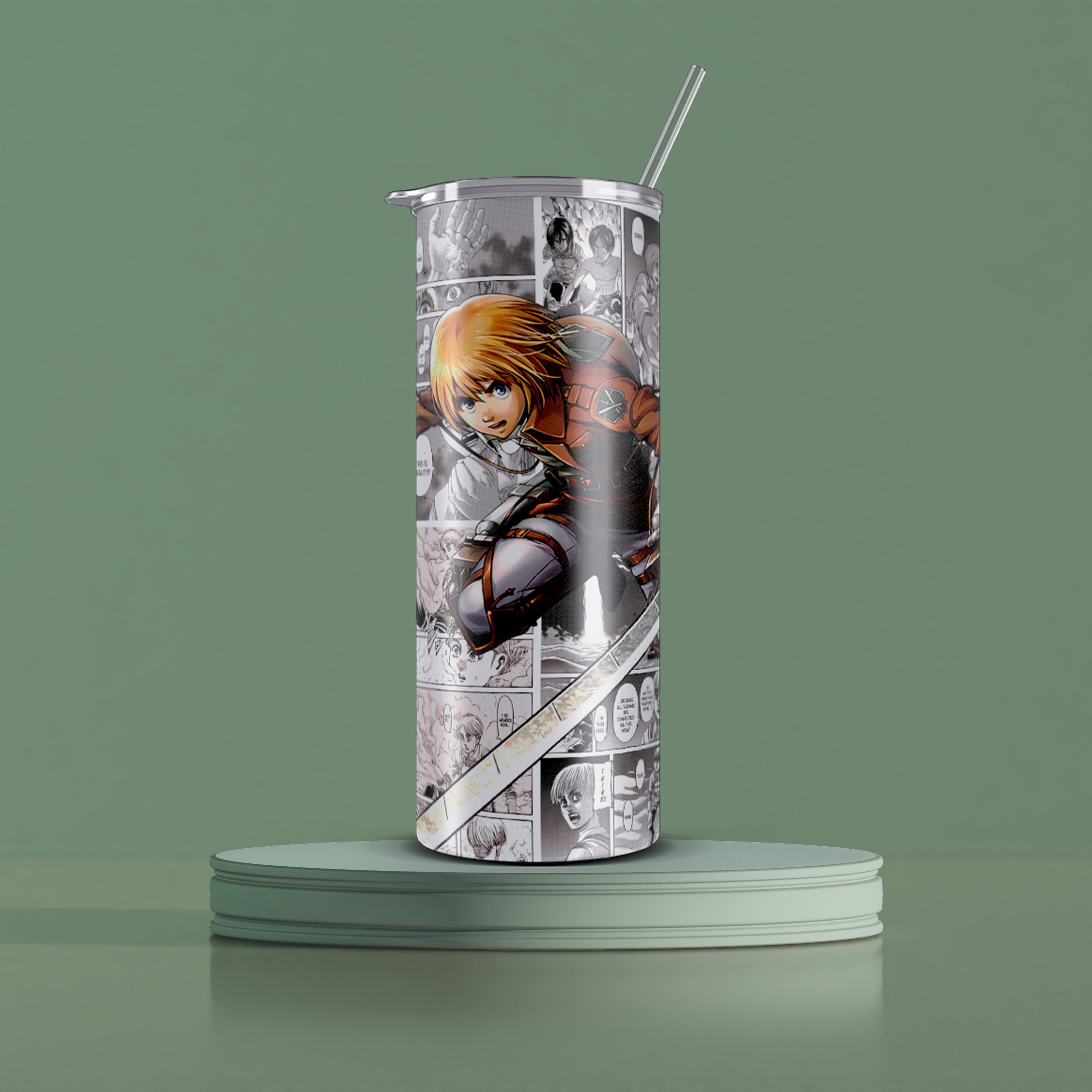 4 PNG | Attack on Titan 20 Oz Skinny Tumbler Wrap - Etsy