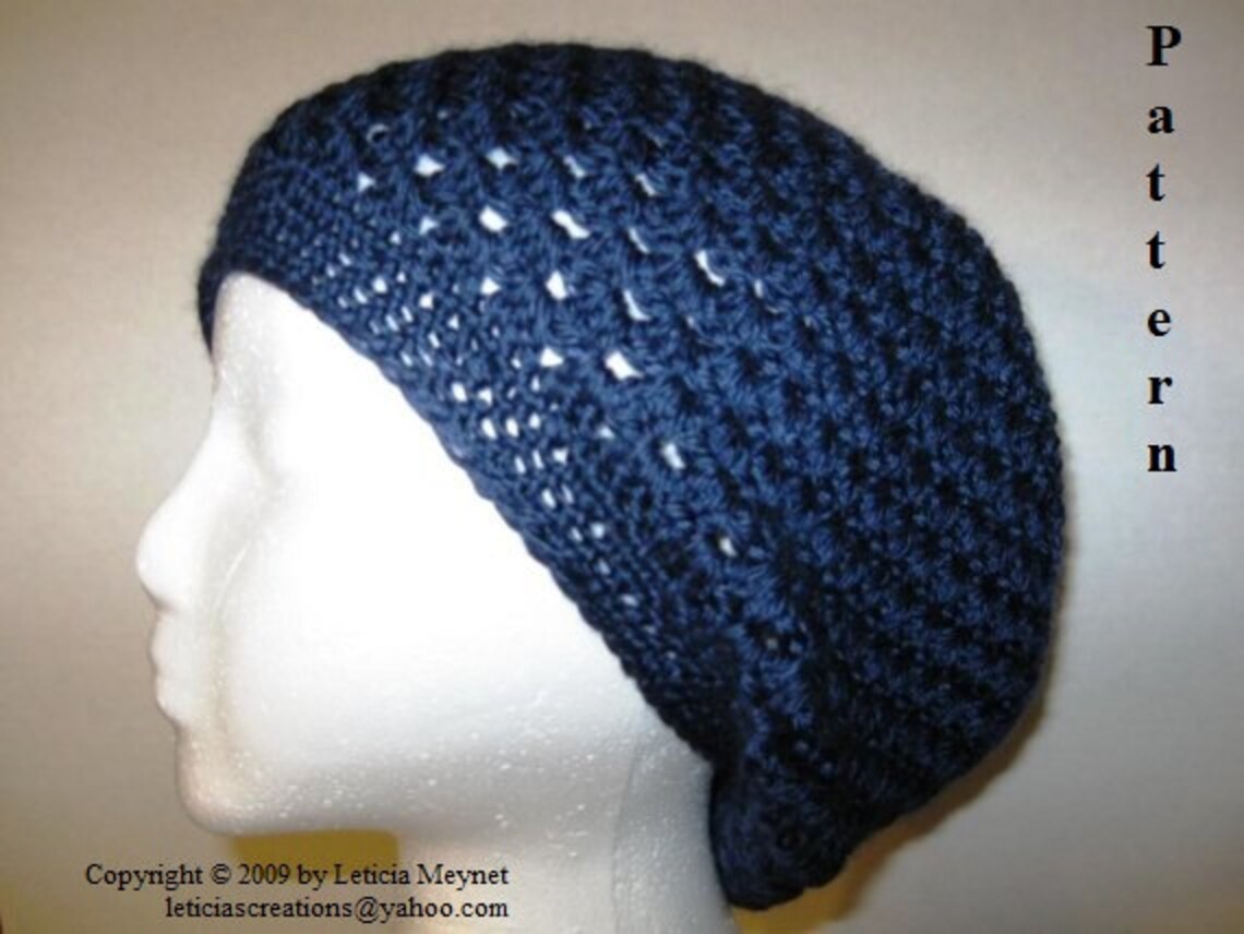 Crochet Pattern Crochet Tam Crochet Hat Pattern Crochet - Etsy
