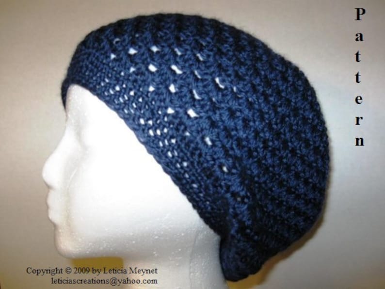 Crochet Pattern Crochet Tam Crochet Hat Pattern Crochet - Etsy