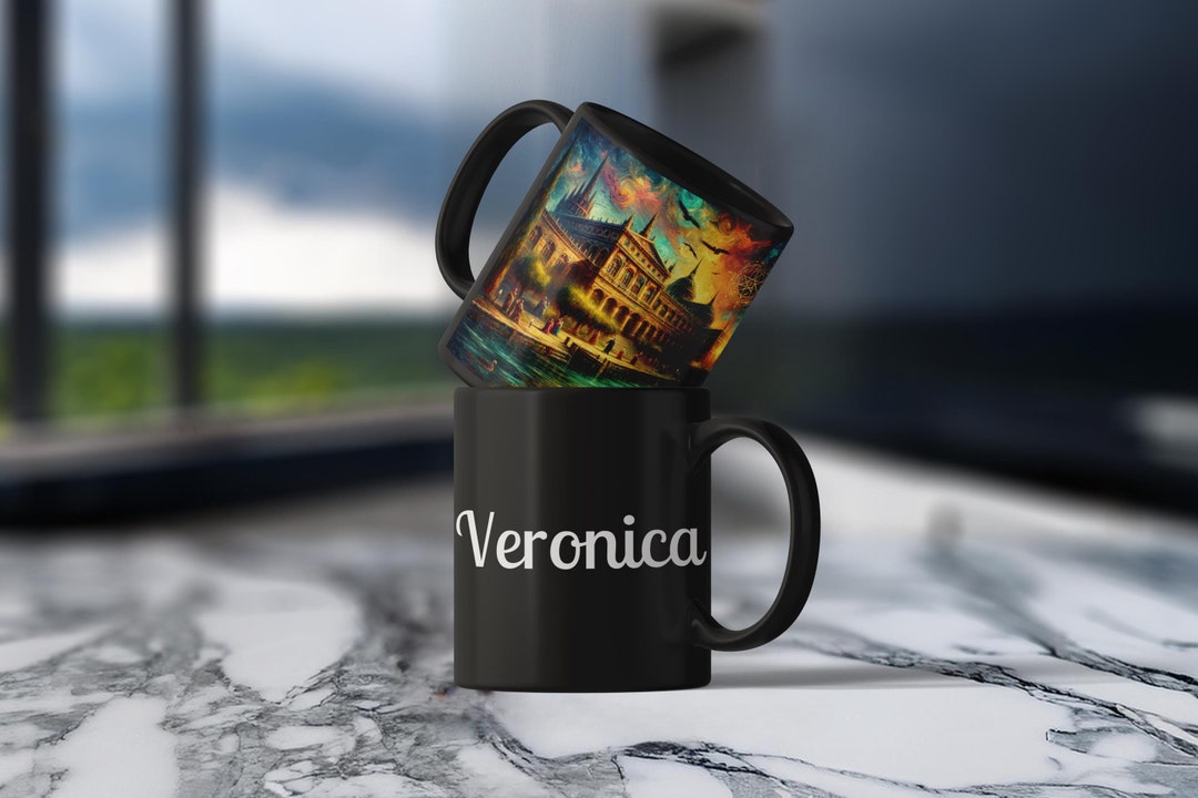 Custom Name Fantasy Cup Magical School Collectible Fiction Fan Gift ...