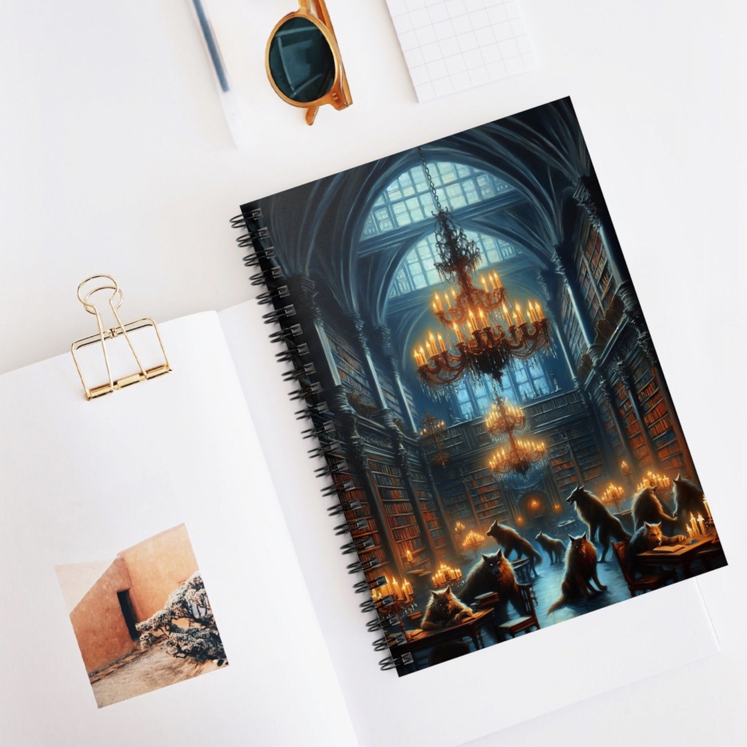 Werewolf Academy Library Reading Journal - Etsy