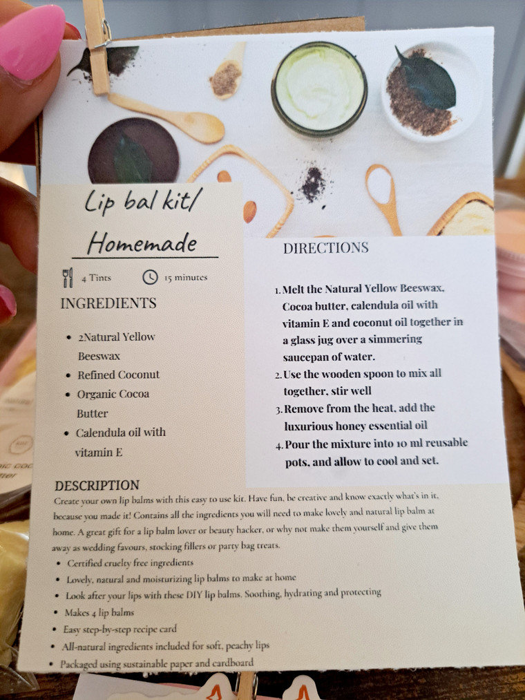 Luxury Make by Yourself Organic Lip Balm.natural Lip Balm Make Your Own ...