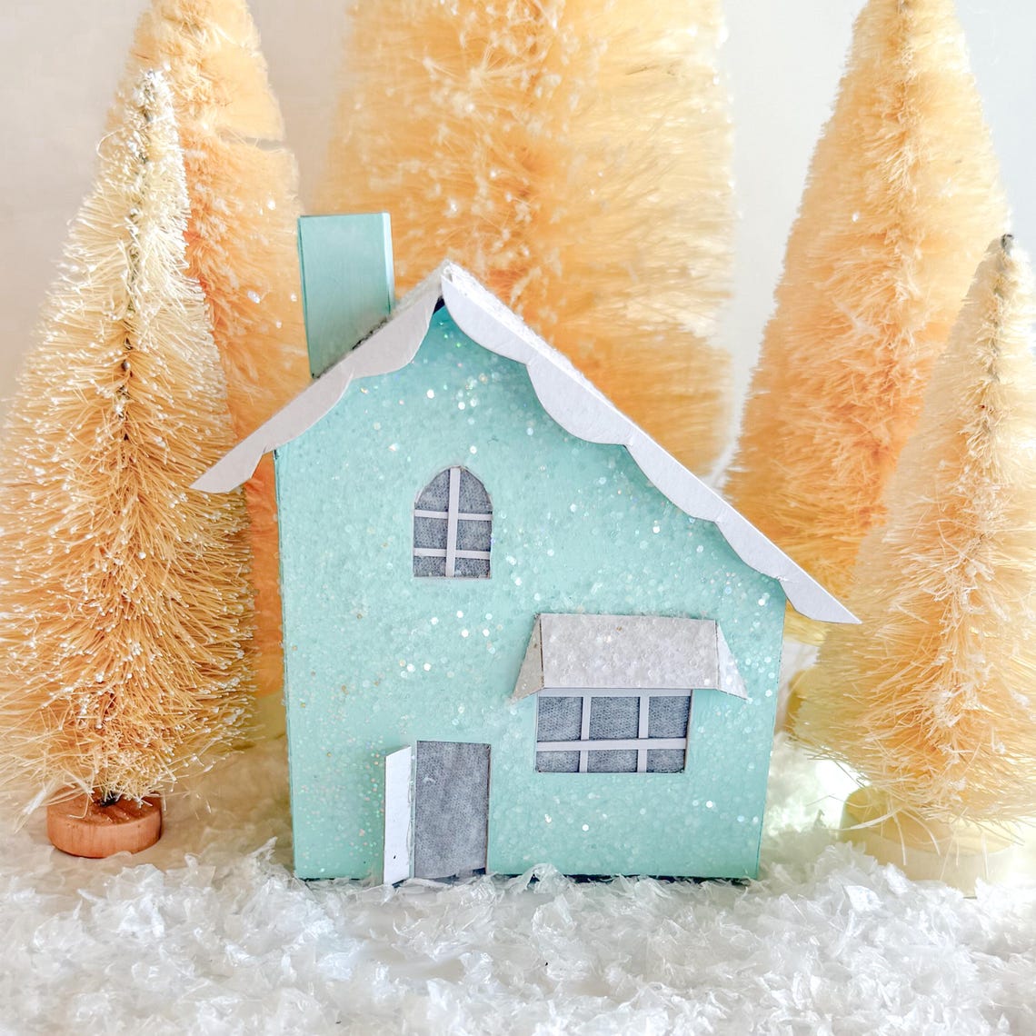 Christmas Saltbox Cottage #1 Design Plans by Homey Blue Heron - Digital ...