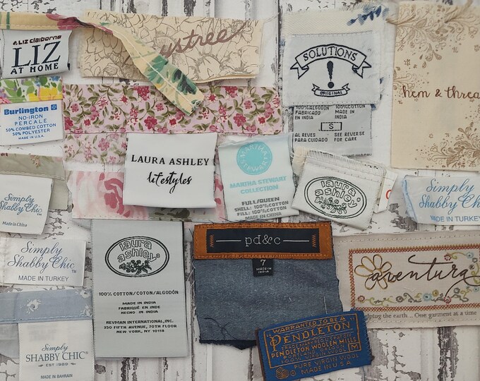 Pack 18 Designer Labels - Featuring a BENDELTON - Etsy
