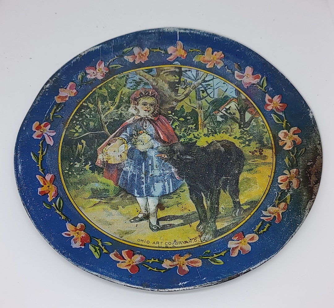 Little Red Riding Hood Plate Child's Plate Collectible Child's Plate ...