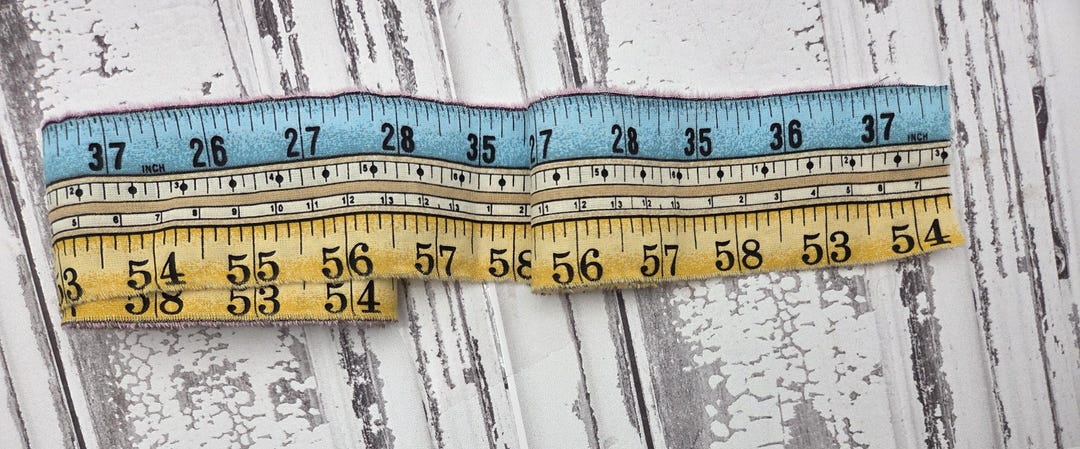 HOT TREND COLORS - Measuring Tape Ribbon Trim - Seamstress Tape - 1 ...