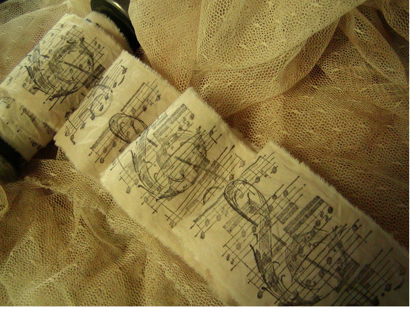 Hand Stamped Music Trim Old World Style 0312 - Etsy