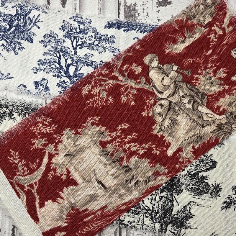 Black Toile Fabric - Etsy