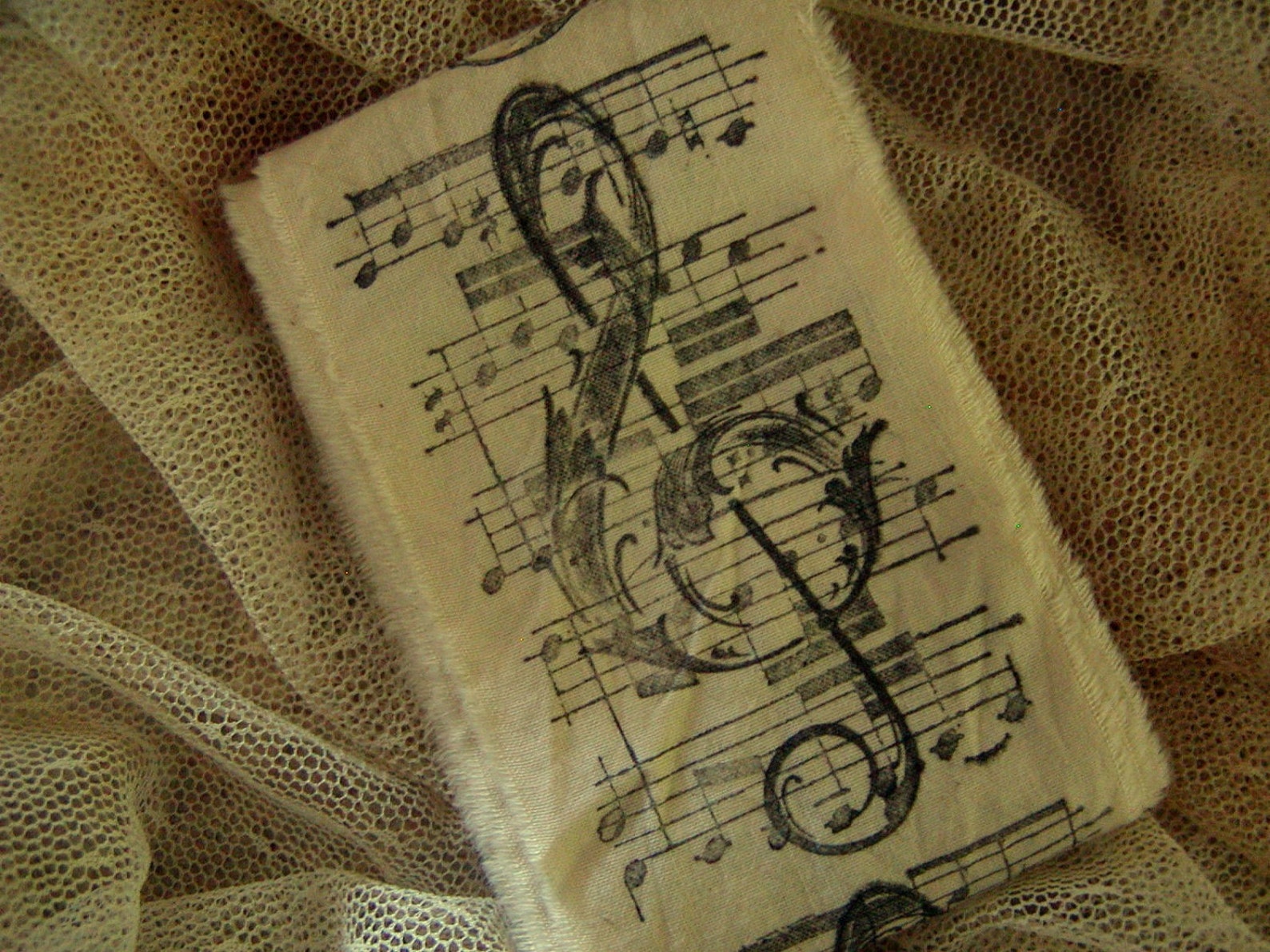 Hand Stamped Music Trim Old World Style 0312 - Etsy
