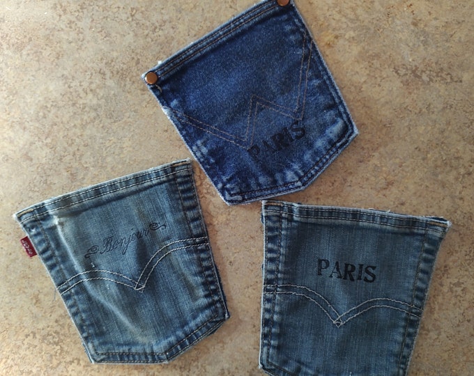 3 Western Denim Pockets 1 Levi Pocket 2 Wrangler Pockets - Etsy