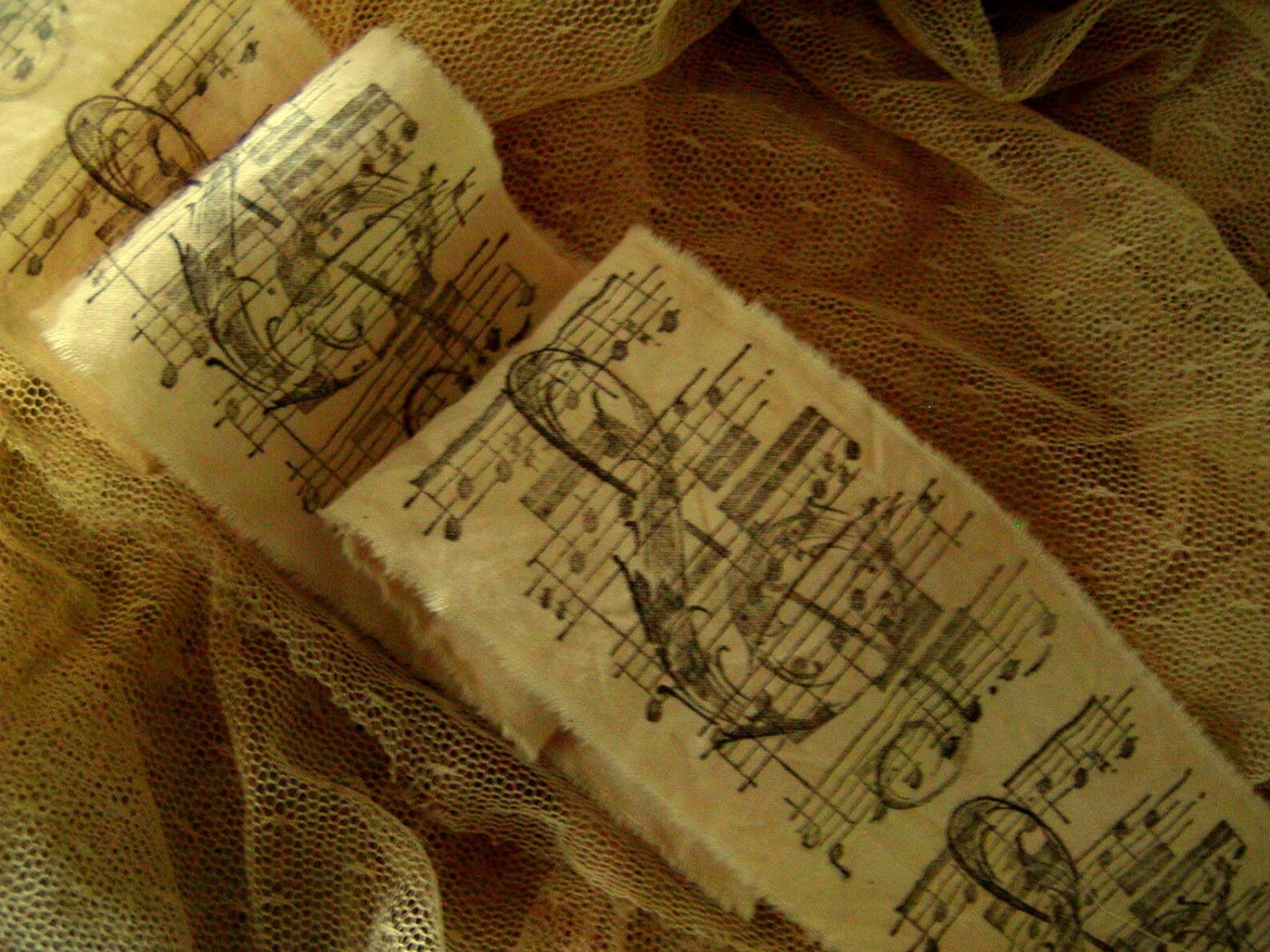 Hand Stamped Music Trim Old World Style 0312 - Etsy