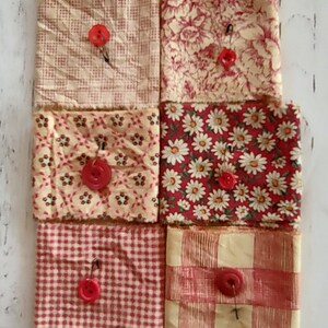 HOMESTEAD COUNTY RED Slow Stitch Mindful Sewing Vintage Fabrics Vintage ...