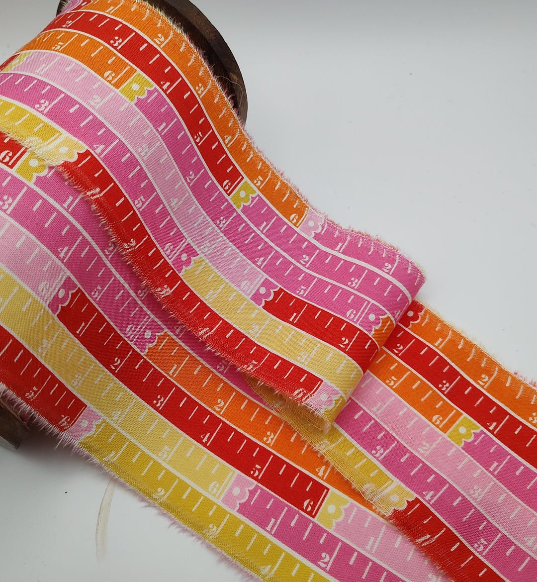 HOT TREND COLORS - Measuring Tape Ribbon Trim - Seamstress Tape Fabric ...