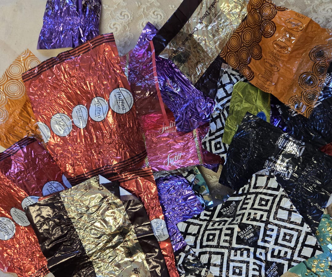 30 Foil Chocolate Wrappers - Etsy