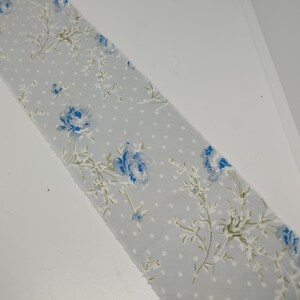 RARE Lovely Shabby Chic Blue Roses on Dotted Background - 3" by 35" - Etsy