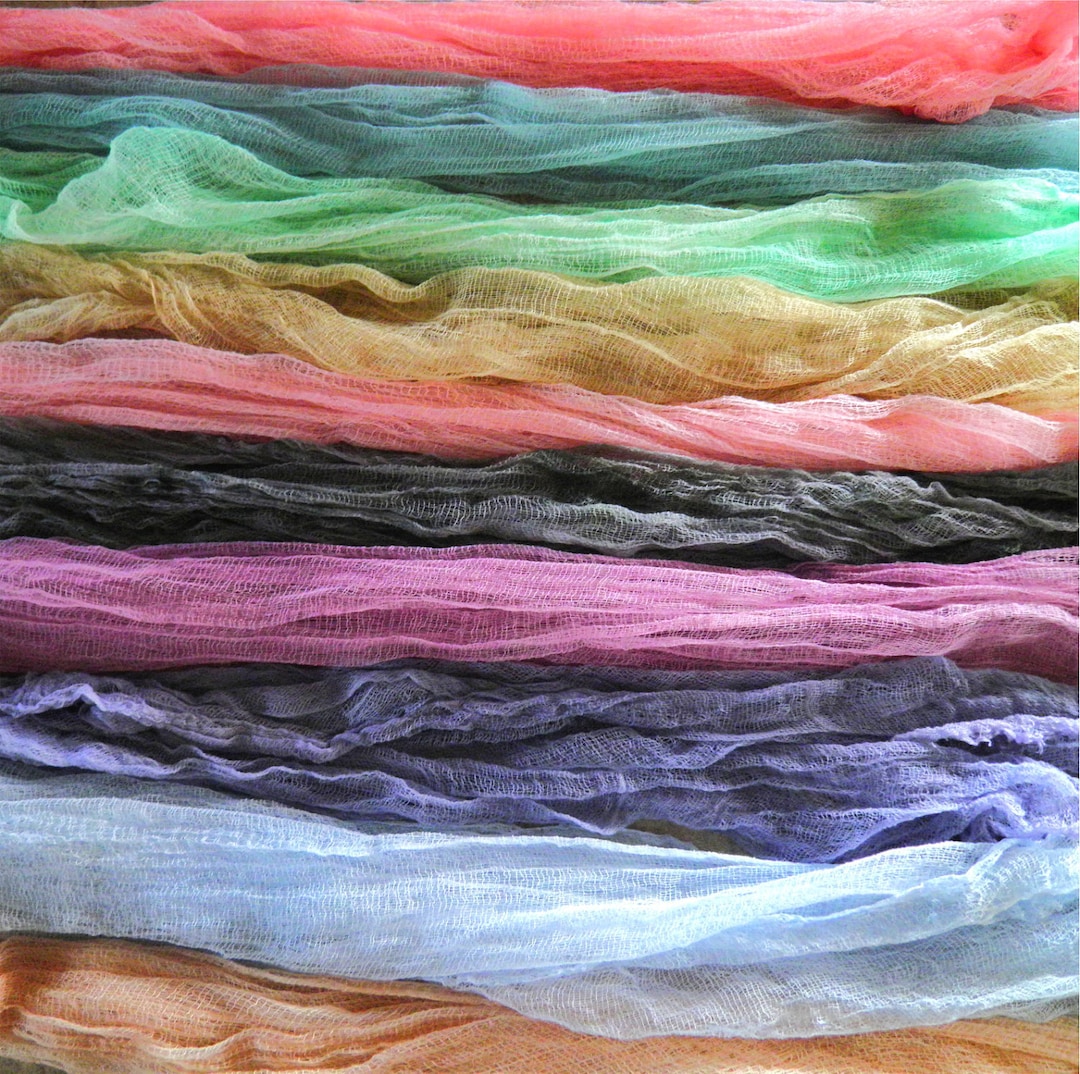 Hand Dyed Cheese Cloth - Etsy