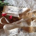 Just Because Hand Stamped Ribbon Trim 1 Inch X 2 Yards Hand Frayed Hand ...