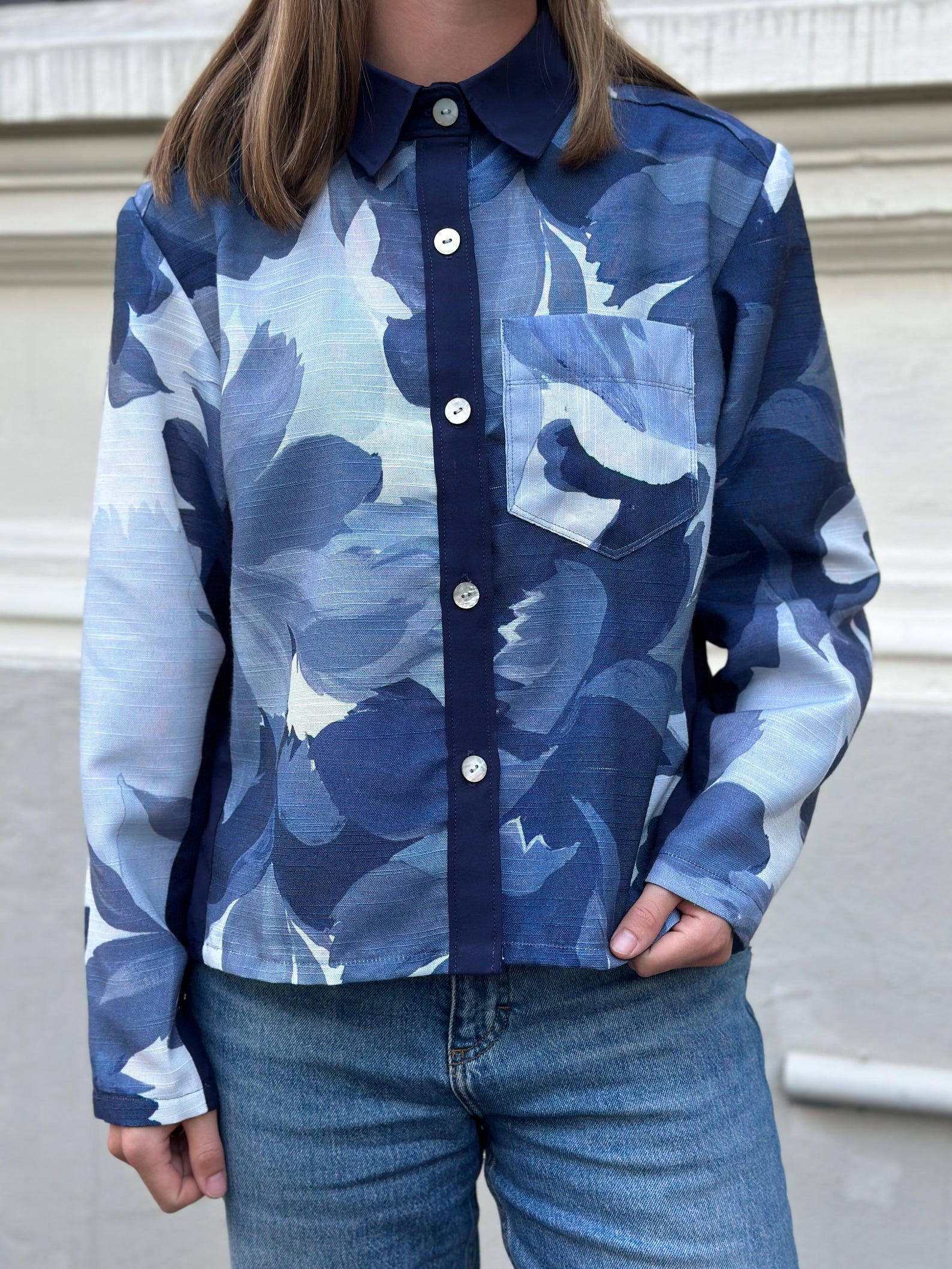 Dia Shirt - Digital PDF Sewing Pattern A4/a0/usletter Shirt Button up ...