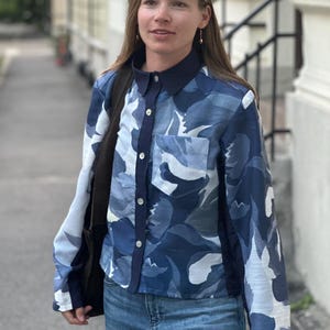 Dia Shirt - Digital PDF Sewing Pattern A4/a0/usletter Shirt Button up ...