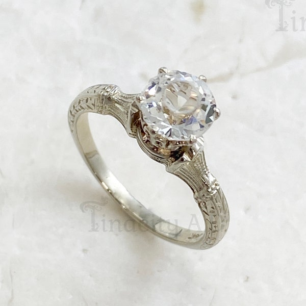 Crown Setting Ring - Etsy