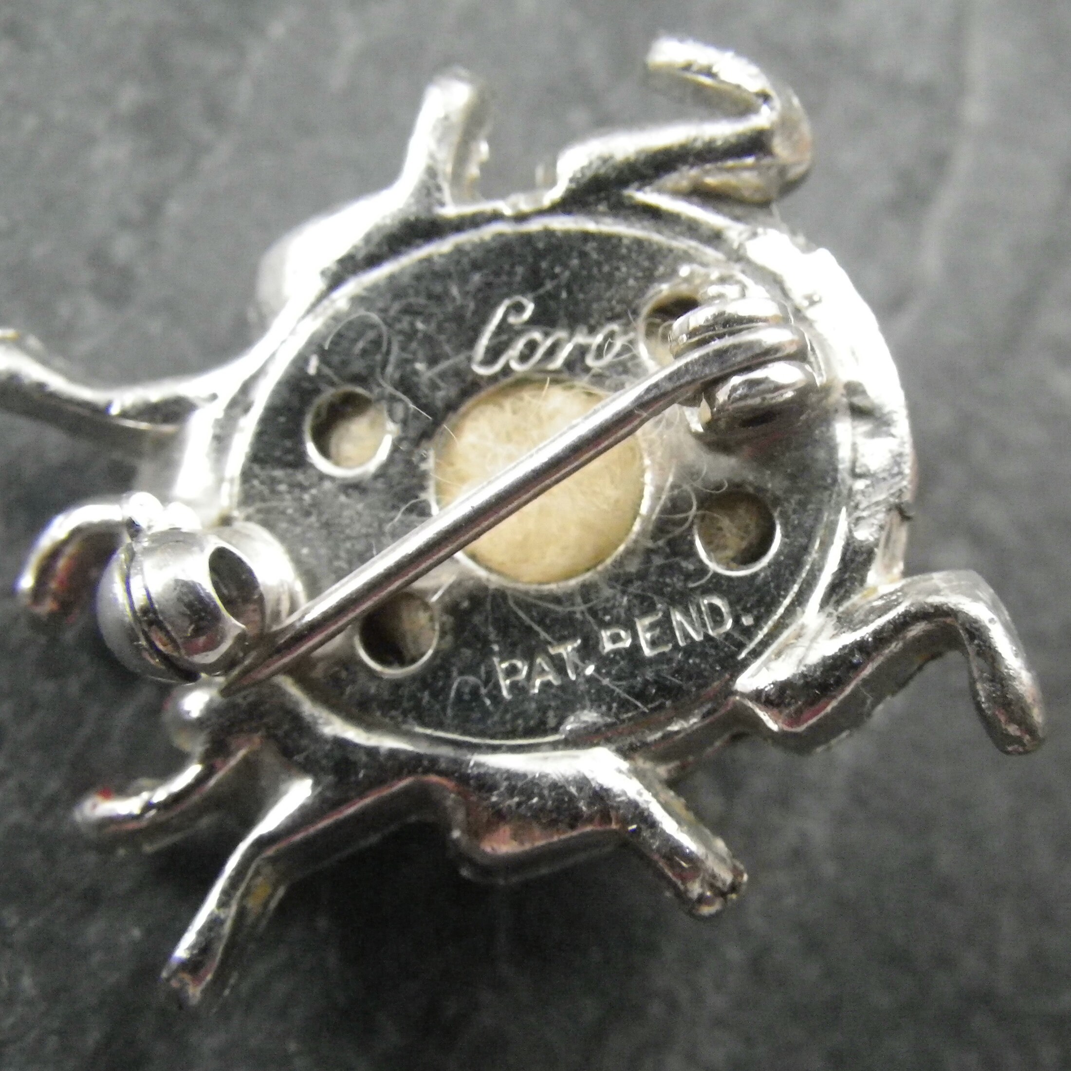 Vintage Coro Be-jeweled Beetle Perfumer Pin-brooch Circa 1940 | Etsy