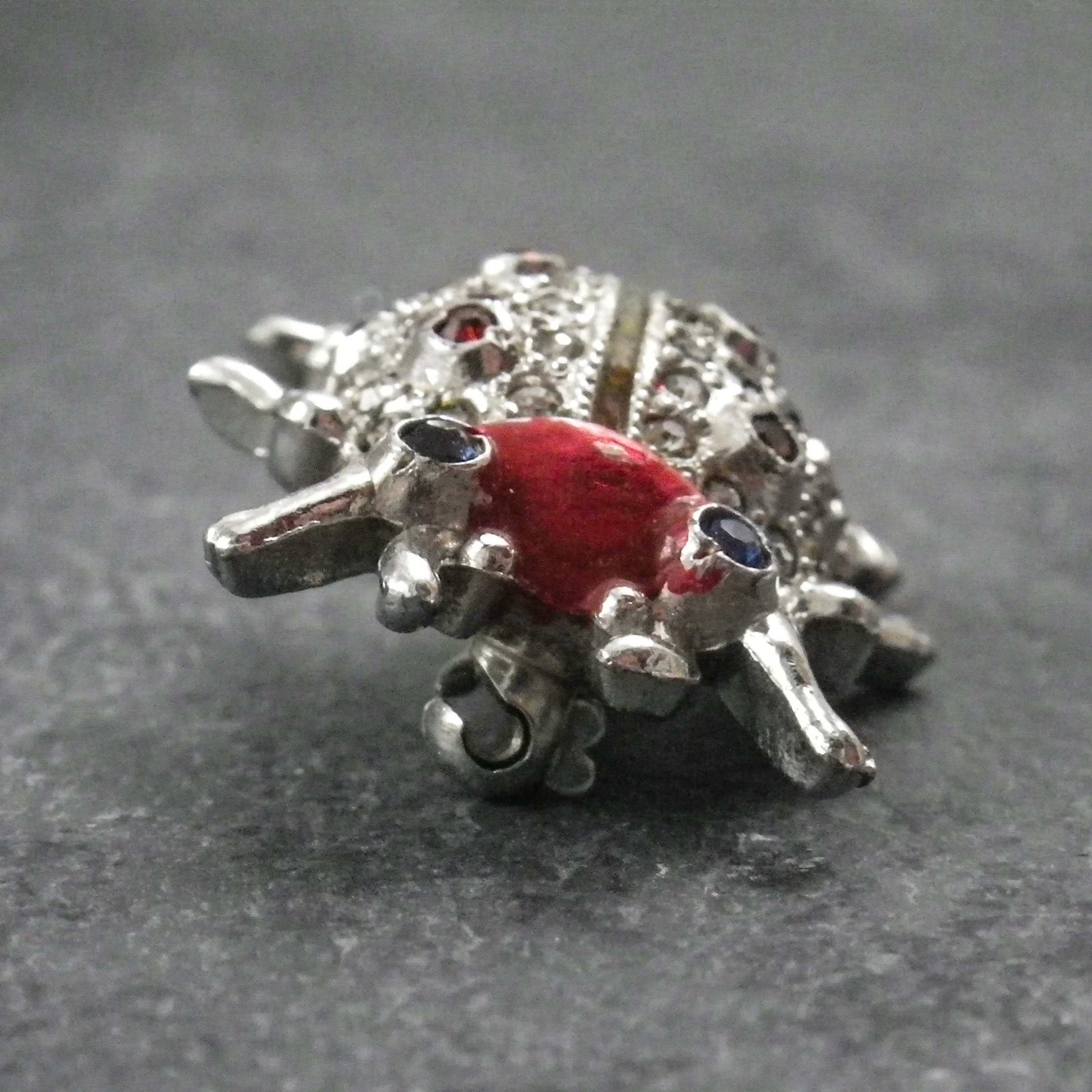 Vintage Coro Be-jeweled Beetle Perfumer Pin-brooch Circa 1940 | Etsy