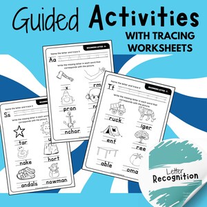 Alphabet Adventure: Interactive Recognition Worksheets for Preschoolers ...