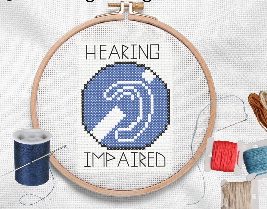 Hearing Impaired Pattern - Etsy