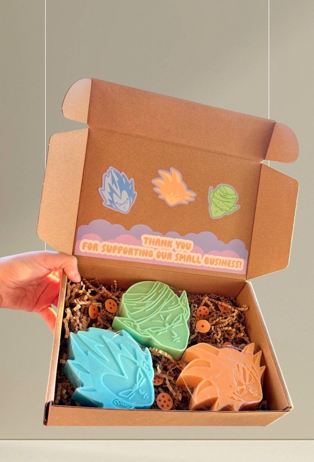 Handmade Novelty Anime Soap Giftset - Triple Butter Anime Characters ...