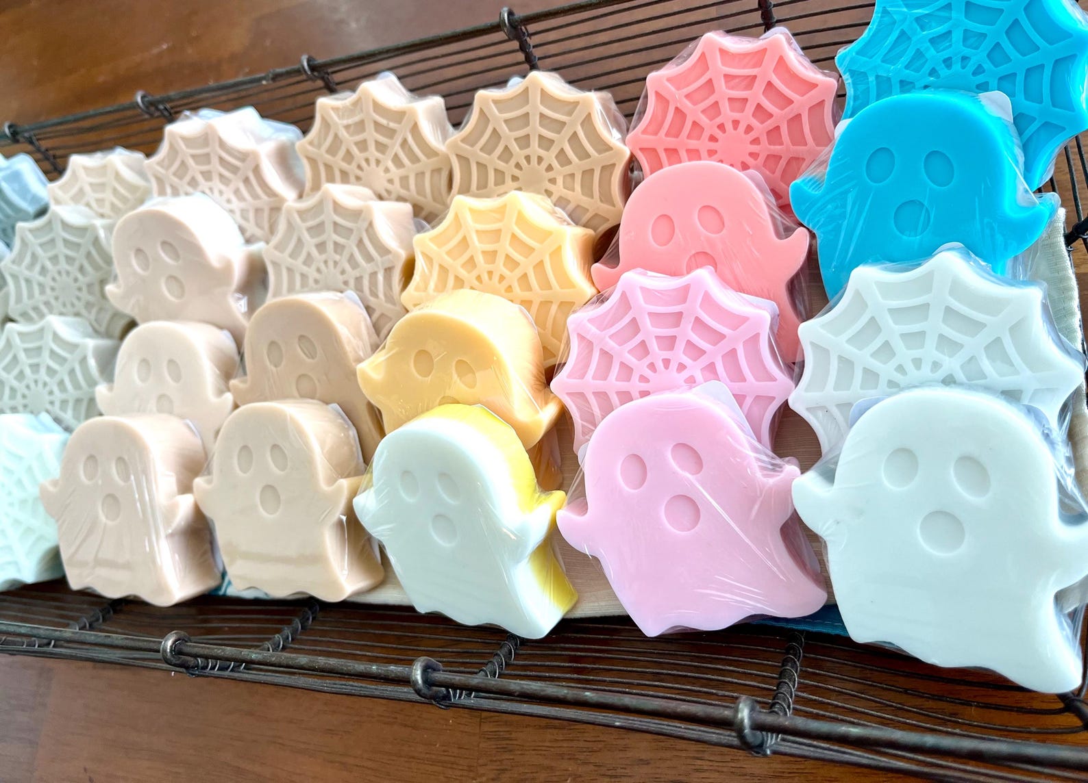Cute Spooky Ghost and Spiderweb Fall Handmade Bar Soaps - Etsy