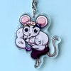 White Haired Anime Boy Keychain - Etsy