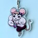 White Haired Anime Boy Keychain - Etsy