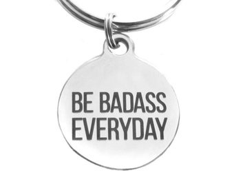 Badass keychain | Etsy
