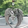 Custom Name Memorial Angel Wings Car Charm Gift, A Piece of My Heart is ...