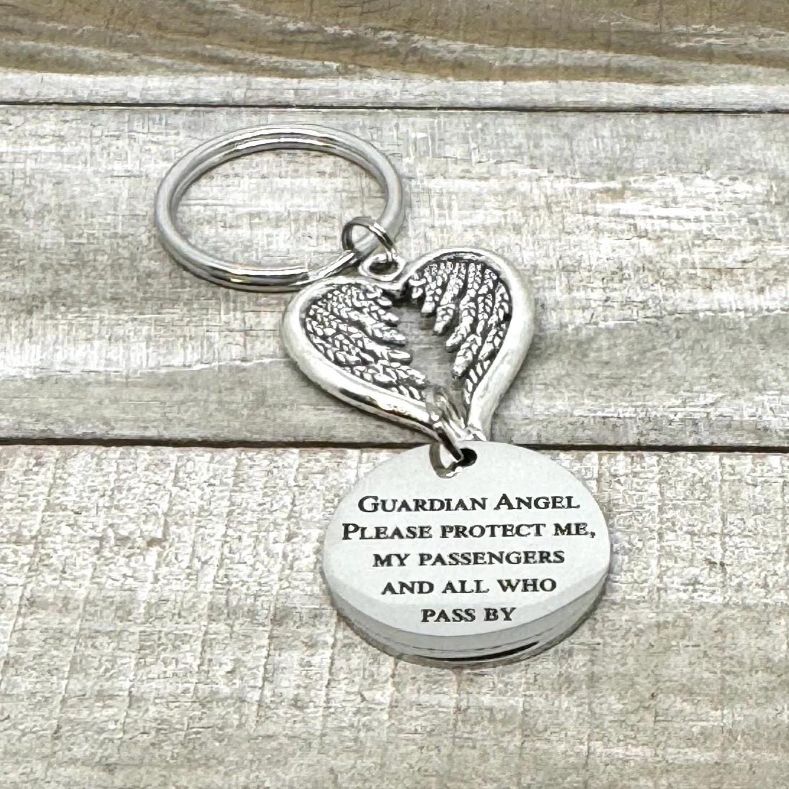 Guardian Angel Keychain – "please Protect Me, My Passengers & All Who ...