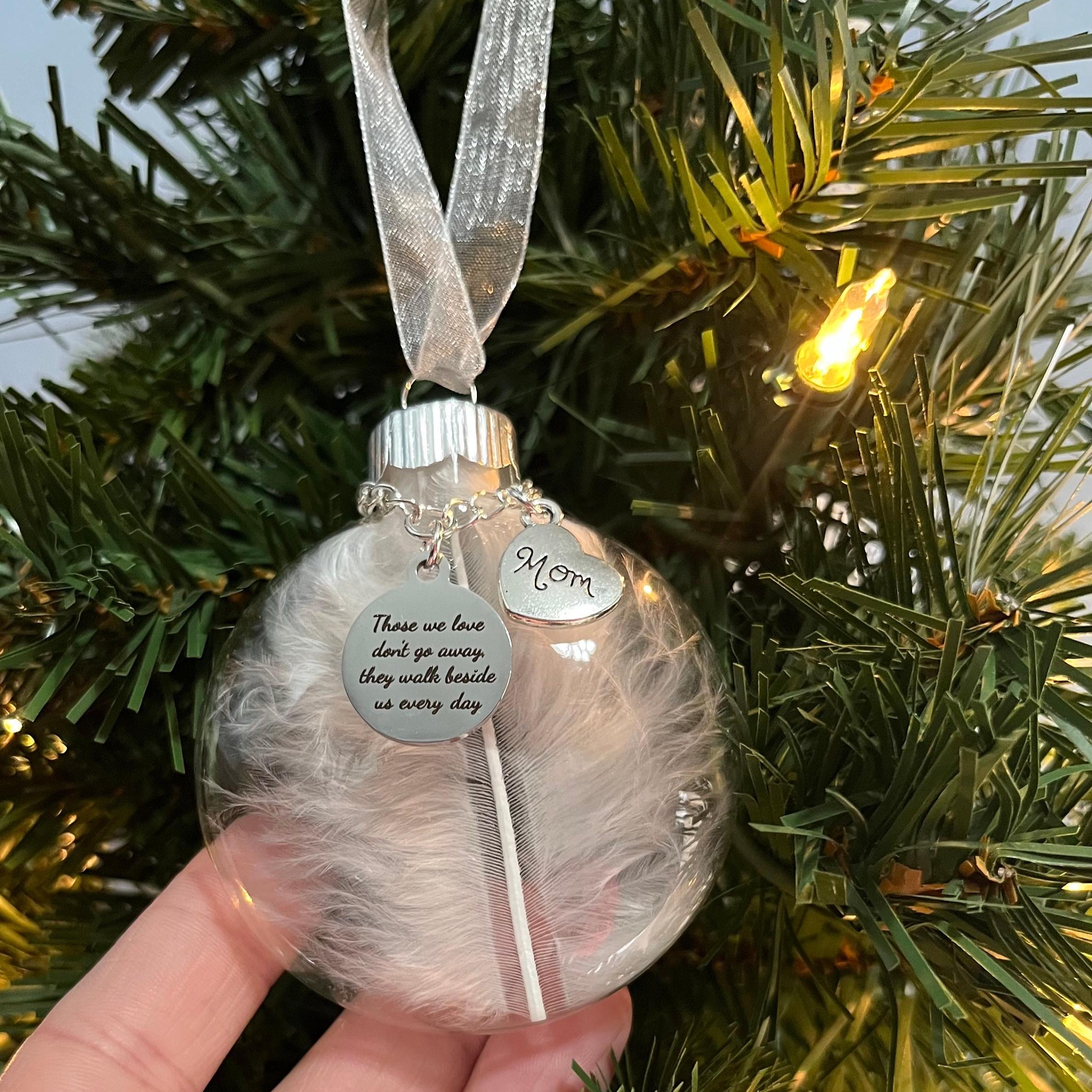 Custom Memorial Christmas Ornament 2.6", Glass Ornament, “those We Love ...