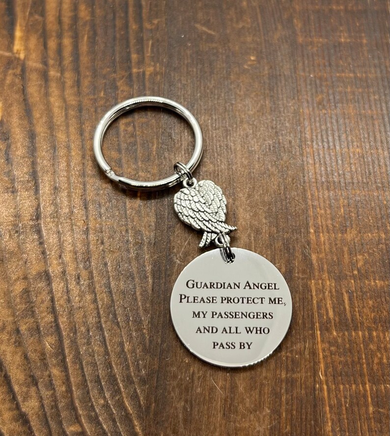 Angel Wings guardian Angel Please Protect Me My - Etsy