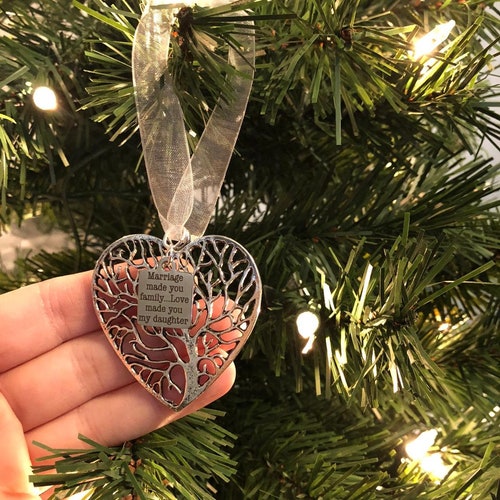 To My Daughter-in-law Tree Heart Rainbow Sweet Sayings - Etsy