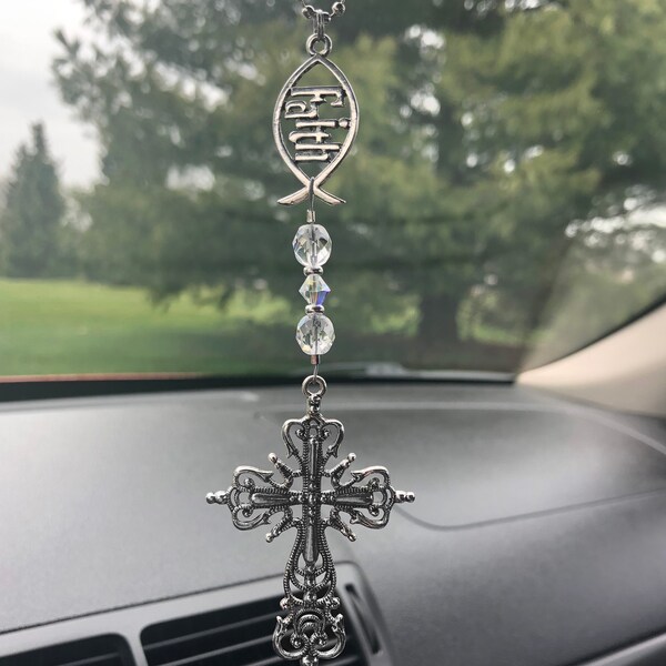 Crystal Car Charm - Etsy