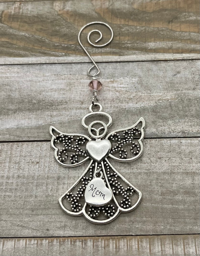 Custom Memorial Angel Christmas Ornament – Sympathy Gift, Remembrance ...