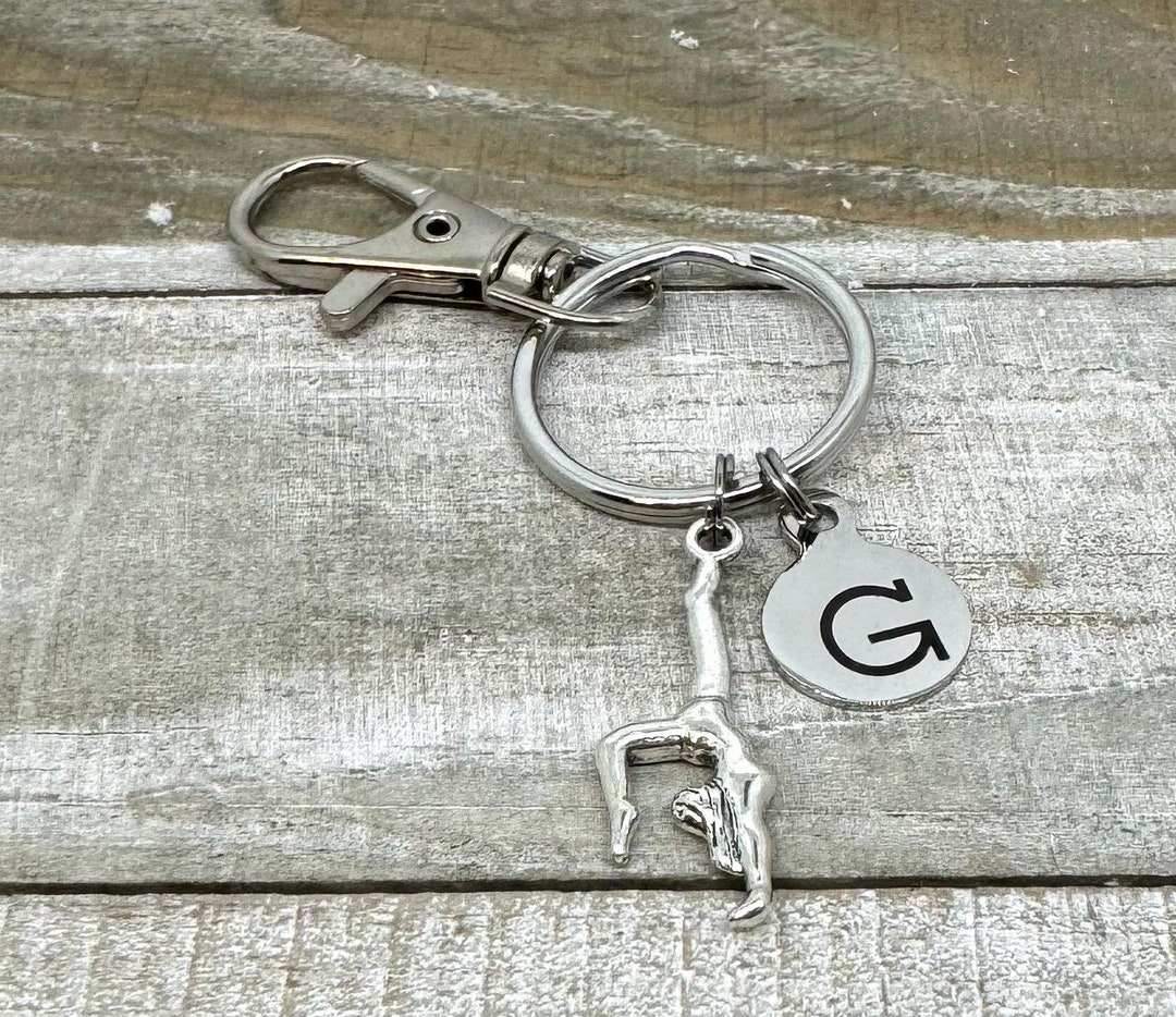 Personalized Gymnast Gift, Gymnastics Keychain, Gymnast Gift ...
