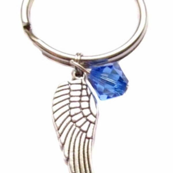 Angel Wing Key Chain - Etsy